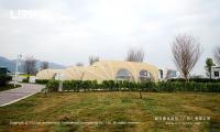 China Special Luxury Glamping Tents Hotel Snow Load 75kg/Sqm 4m Clear Span for sale