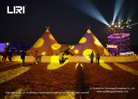 China Clear Span Huge Tipi Tent For Outdoor Events Parties Wedding Receptions for sale