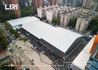 China 30m Span Sport Event Tents Heavy Duty Mobile Aluminum Frame Arcum Marquee for sale