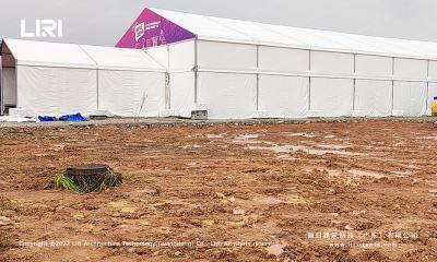 China Fire Retardant Party Event Tent With White PVC Sidewalls  IFAI for sale