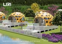China Glamping Geodesic Dome House Waterproof PVC Luxury Parent Child Style for sale
