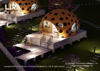 China Glamping Geodesic Dome House Waterproof PVC Luxury Parent Child Style for sale
