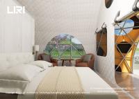 China Glamping Geodesic Dome House Waterproof PVC Luxury Parent Child Style for sale