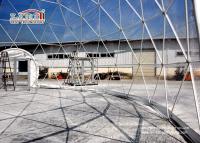 China Special Design Steel 1000 People Large Geodesic Dome Tent , Transparent Bubble Tent for sale