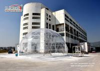 China Special Design Steel 1000 People Large Geodesic Dome Tent , Transparent Bubble Tent for sale
