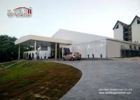 China Roof 1500 Seater Church Large Event Tents with ABS Walling and Glass Plane for sale