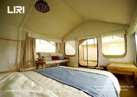 China Winter Safari Yurt House Luxury Glamping Tents With Private Bathroom for sale