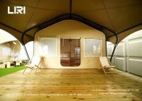 China Winter Safari Yurt House Luxury Glamping Tents With Private Bathroom for sale