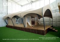 China Winter Safari Yurt House Luxury Glamping Tents With Private Bathroom for sale