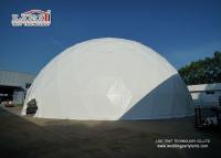 China Steel Frame PVC Cover Geodesic Dome Tent Ball shape For 360 Projection for sale