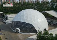 China Steel Frame PVC Cover Geodesic Dome Tent Ball shape For 360 Projection for sale
