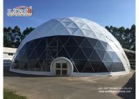 China Steel Frame PVC Cover Geodesic Dome Tent Ball shape For 360 Projection for sale