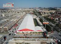 China Aluminum Alloy Frame Exhibition Center Tent Wind Loading 100km / Hour for sale