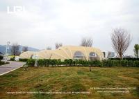 China Outdoor Waterproof Luxury Glamping Tents Shell Shape For Bathroom for sale