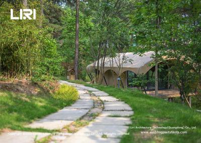 China Winter Safari Yurt House Luxury Glamping Tents With Private Bathroom for sale