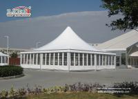 China White PVC Pagoda High Peak Tents 3x3m 5x5m 6x6m 8x8m For Parties for sale