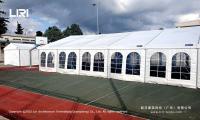 China Flame Retardant M2 Outdoor Event Tents White PVC Roof Cover for sale