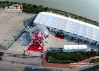China 500 People Outdoor Event Party Tent with Stage , Event Marquee with Windows for sale