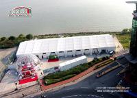 China 500 People Outdoor Event Party Tent with Stage , Event Marquee with Windows for sale