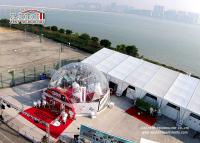 China 500 People Outdoor Event Party Tent with Stage , Event Marquee with Windows for sale