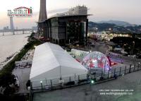 China 15m x 40m Waterproof Luxury Wedding Tent with Air Conditioner , Marquee with decoration for sale