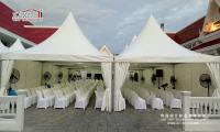 China Hot Sale 10x10 PVC Event Marquee Pagoda Uganda Tents Price for sale