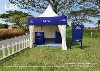 China Small Aluminium Waterproof Pagoda Tents Mobile Use For Events for sale