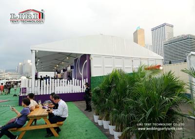 China UV Resistant PVC Roof Cover Sport Event Tents As VIP Grandstand / White Event Tent for sale