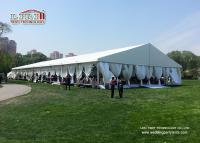 China White Color Roof Aluminum Structure Outdoor Event Tents , 1000 People Capacity For Wedding for sale