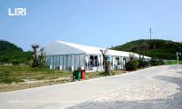 China Flame Retardant M2 Outdoor Event Tents Glass Sidewalls From Liri In China for sale