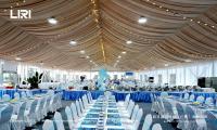 China Flame Retardant M2 Outdoor Event Tents Glass Sidewalls From Liri In China for sale