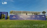 China Flame Retardant M2 Outdoor Event Tents With Glass Sidewalls From Liri for sale