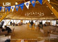 China 100 People Capacity  Tipi Glamping Tents With Sidewall For Outdoor Party for sale