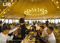 China 100 People Capacity  Tipi Glamping Tents With Sidewall For Outdoor Party for sale