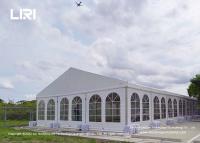 China Flame Retardant M2 Wedding Event Tents With Glass Sidewalls From Liri In China for sale