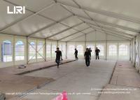 China Flame Retardant M2 Wedding Event Tents With Glass Sidewalls From Liri In China for sale