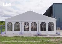 China Flame Retardant M2 Wedding Event Tents With Glass Sidewalls From Liri In China for sale