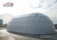 China 25m Special White Portable Customized Ellipse Steel Pvc Event Dome Tent for Outdoor Party for sale