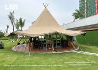 China Big Waterproof Canvas Indian Tipi Event Teepee Hotel Desert Tent for Camping for sale