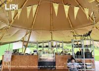 China Big Waterproof Canvas Indian Tipi Event Teepee Hotel Desert Tent for Camping for sale