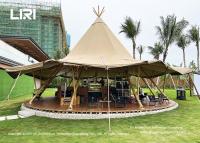 China Big Waterproof Canvas Indian Tipi Event Teepee Hotel Desert Tent for Camping for sale