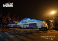 China 50M Large  Clear Span Marquee Canopy Tent  With Block Out PVC Sidewalls For Book Fair for sale