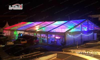 China Waterproof Luxury Outdoor Event Tents With Transparent PVC Fabric Roof for sale