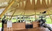China High Quality Canvas Outdoor Large Tipi Tent For Glamping 20-120 People for sale