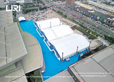 China Large White PVC Outdoor Event Marquee Advertising Commercial Exhibition Tents for sale