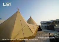 China Outdoor Factory Large wedding Event Wood 20/40/72/100 Seats Canvas Tipi Tent for sale