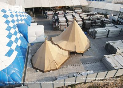 China Outdoor Factory Large wedding Event Wood 20/40/72/100 Seats Canvas Tipi Tent for sale