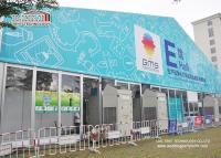 China Temporary 40m Glass Wall Clear Span Marquee Tent With Logo Printing for sale