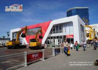 China Clear Span Waterproof Double Decker Tents With Glass Wall System for sale