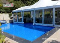 China Aluminum Waterproof Retardant PVC Cover High Peak Tents For Hotel / Catering for sale